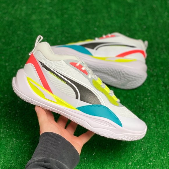 Puma | Shoes | Puma Playmaker Pro Low Mens Basketball Shoes White ...